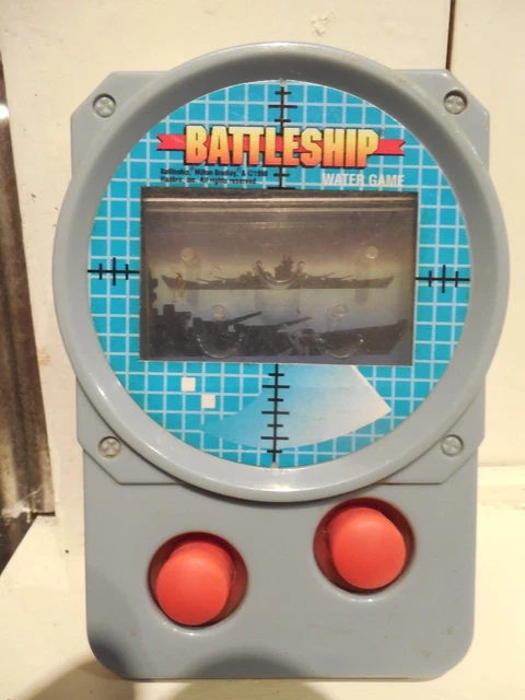 VINTAGE 1998 BATTLESHIP Kid's Mini Water Game from JACK IN THE BOX by ...