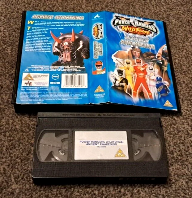 POWER RANGERS WILD Force Ancient Awakening Pal Vhs Video Kids Children ...
