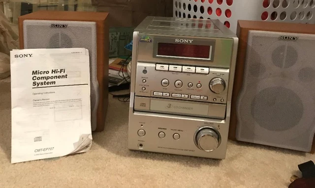 SONY CMT-EP707 MICRO Hi-Fi Component CD Stereo System TAPE DECK MECH ...