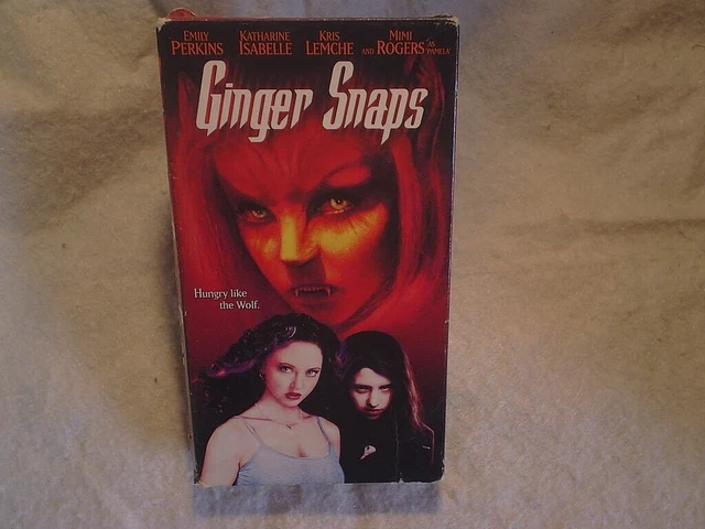 GINGER SNAPS VHS MOVIE,HORROR,Emily Perkins,Katherine Isabelle,Mimi ...