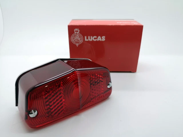 LU53454 GENUINE LUCAS L564 Complete Rear Lamp Light BSA Norton Triumph ...