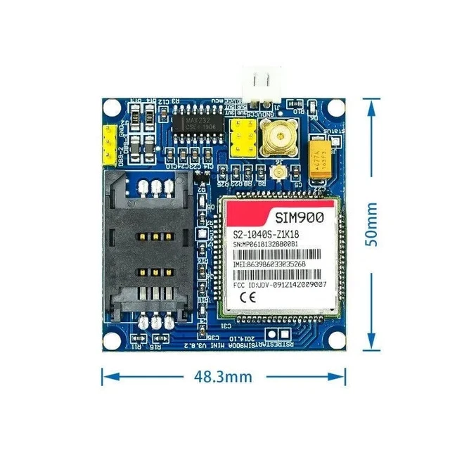 GSM MODULE SIM900A V4.0 Kit for Projects £23.94 - PicClick UK