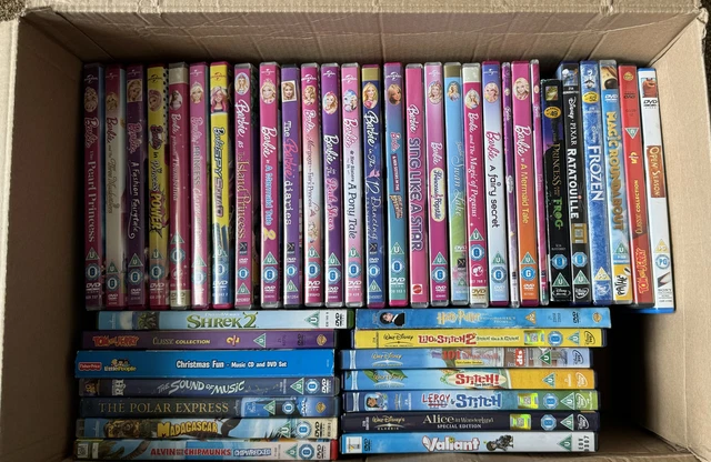 BARBIE AND OTHER kids titles DVD Bundle - 43 DVDs in total £22.50 ...