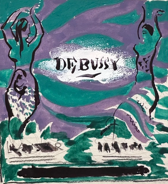 DESSIN JEAN TERLES Livret Debussy musique théâtre Parisien Art Français ...