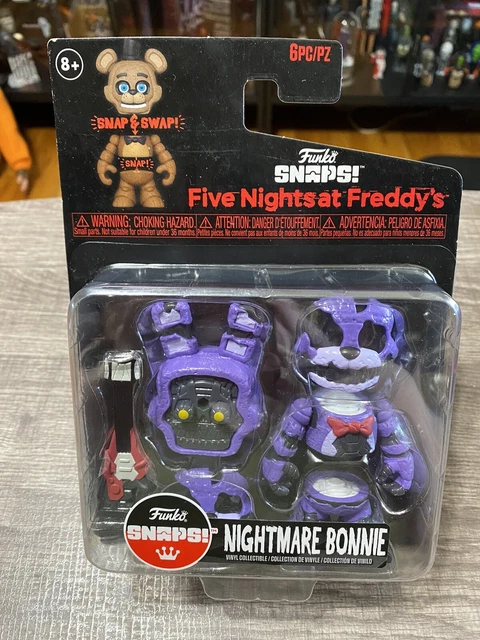 FUNKO FNAF FIVE Nights at Freddy's Nightmare Bonnie Snap Mini-Figure £ ...