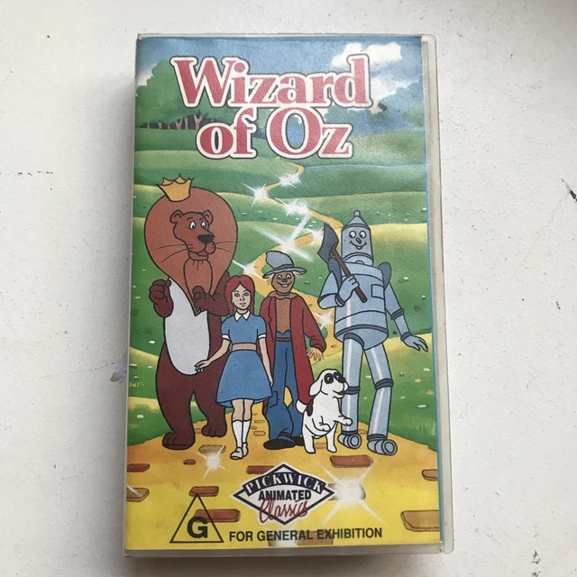 THE WIZARD OF OZ Animated Vhs Video Tape ~ 1991 VHS Pickwick EUR 17,18 ...