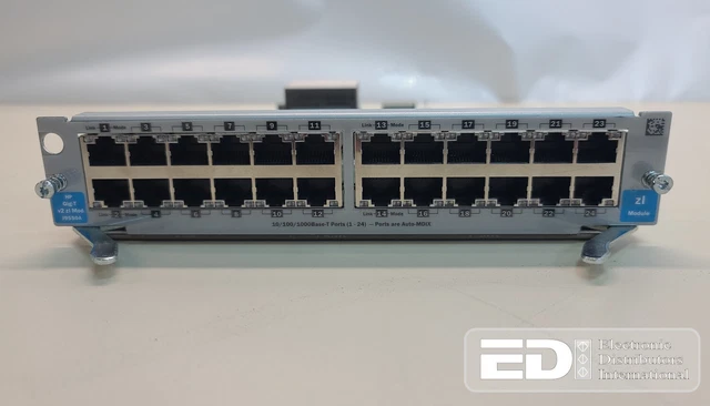 HP PROCURVE 24 PORT GIG-T V2 ZL MODULE -J9550A EUR 30,32 - PicClick FR
