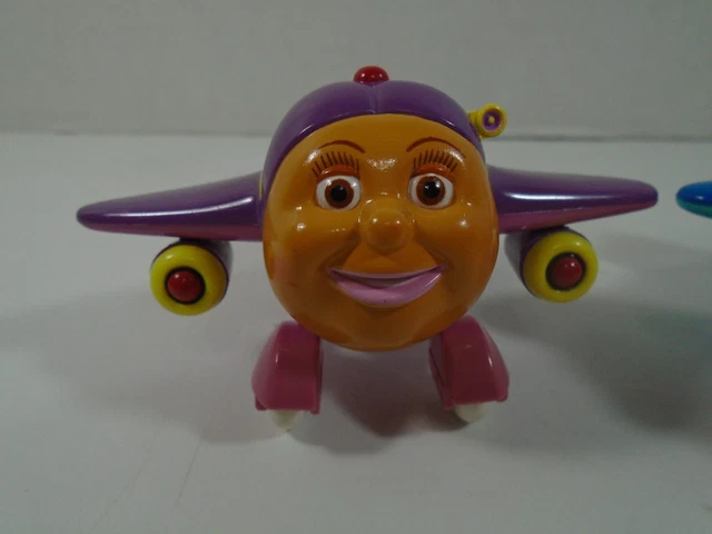 2--2002 TOY ISLAND--JAY Jay Jet Plane--4" Tracy & Jay Jay Plane Figures ...