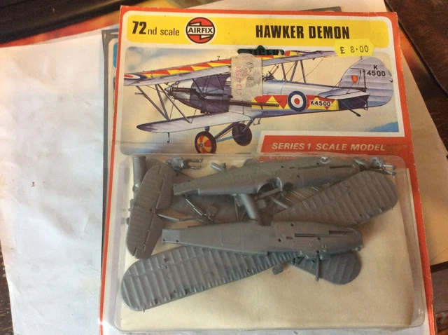 1/72 AIRFIX 60'S carded kit Hawker Demon NEW OLD STOCK *2 £10.00 ...