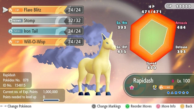 POKÉMON LET'S GO Pikachu/Évoli 6IV Max AV Shiny Rapidash EUR 1,39 - PicClick FR