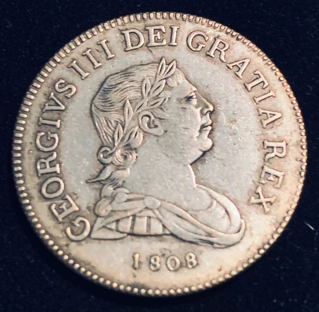 1808 🇮🇪 IRLAND 🇬🇧 George III Historical Token Bank of Irland £22.80 ...