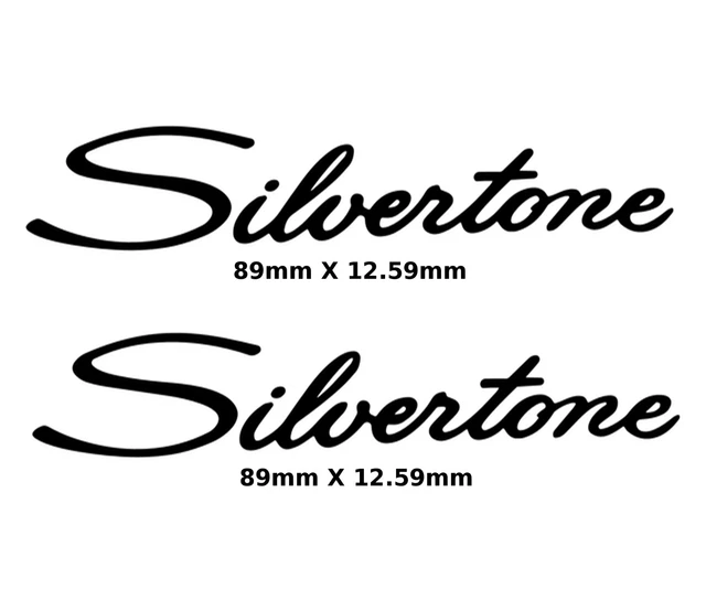 SILVERTONE GUITAR HEADSTOCK Decal Waterslide Restoration Logo 318 $8.40 - PicClick CA