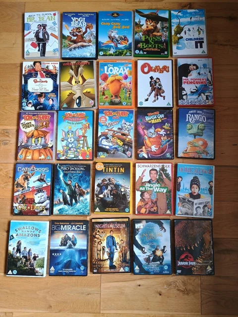 25 X DVD Bundle Children's Kids Family Film Movies Animation FAST ...