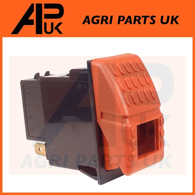 HAZARD WARNING RED Button Rocker Switch for JCB 537-135 540 540-70 ...