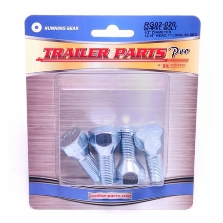 TRAILER PARTS PRO RG02-020 Redline 1/2in 60° Wheel Bolts £18.34 ...