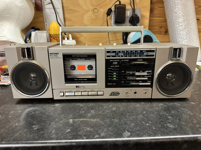 MTC MS-1050 VINTAGE Retro BoomBox Ghetto Blaster Radio Cassette Stereo £59.90 - PicClick UK