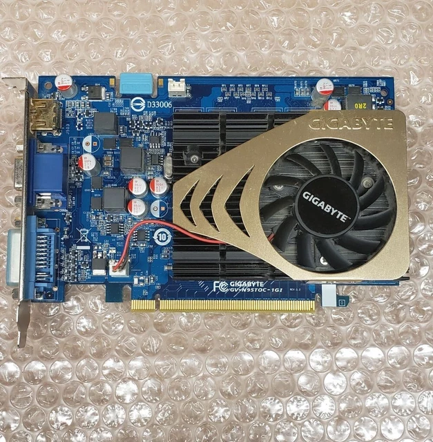 TARJETA GRÁFICA GIGABYTE GV-N95TOC-512I GeForce 9500GT OC PCIe x16, HDMI VGA DVI-I EUR 25,53 ...