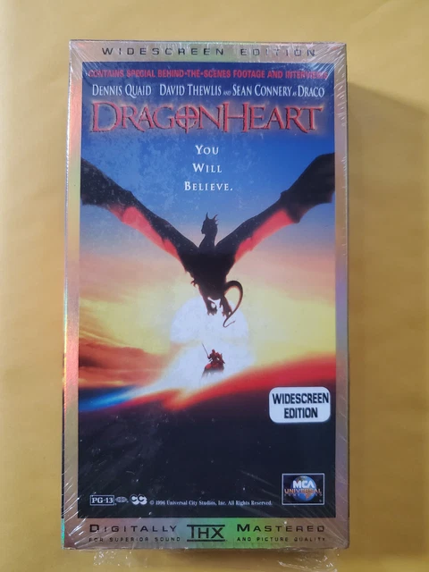 DRAGONHEART (1997) VHS Dennis Quaid Sean Connery Widescreen £2.86 ...