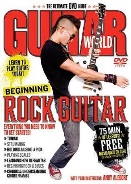GUITAR WORLD: BEGINNING Rock Guitar par Alfred Publishing (anglais) DVD ...