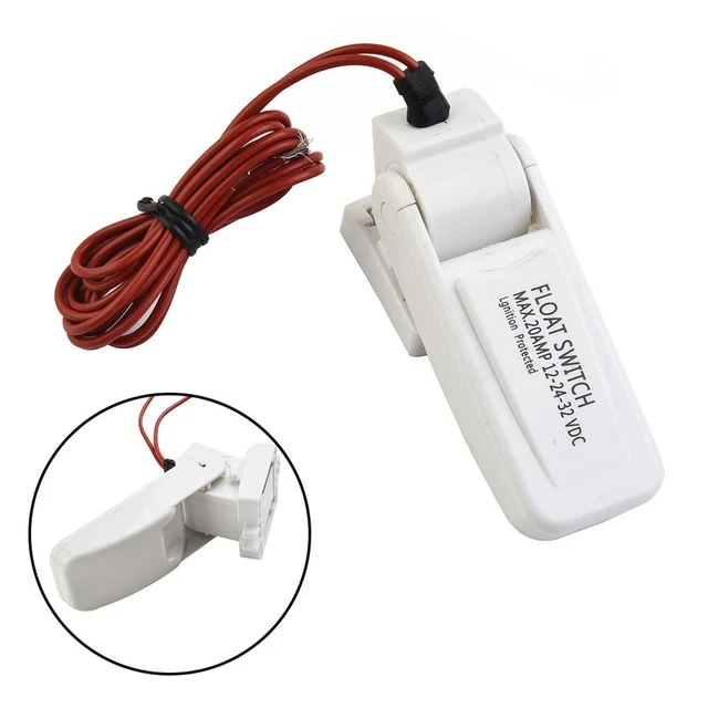 AUTO ACTIVATION/DEACTIVATION MARINE Bilge Pump Float Switch 12V/24V/32V ...
