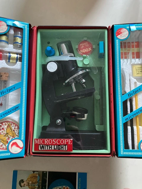 VINTAGE YKS RESEARCH Microscope Kit Japan Student Toy Science 1970s ...
