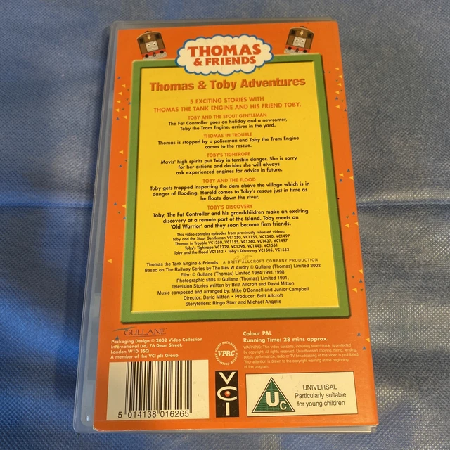 MY LITTLE THOMAS And Friends - Thomas & Toby Adventures - Vhs Video £5. ...