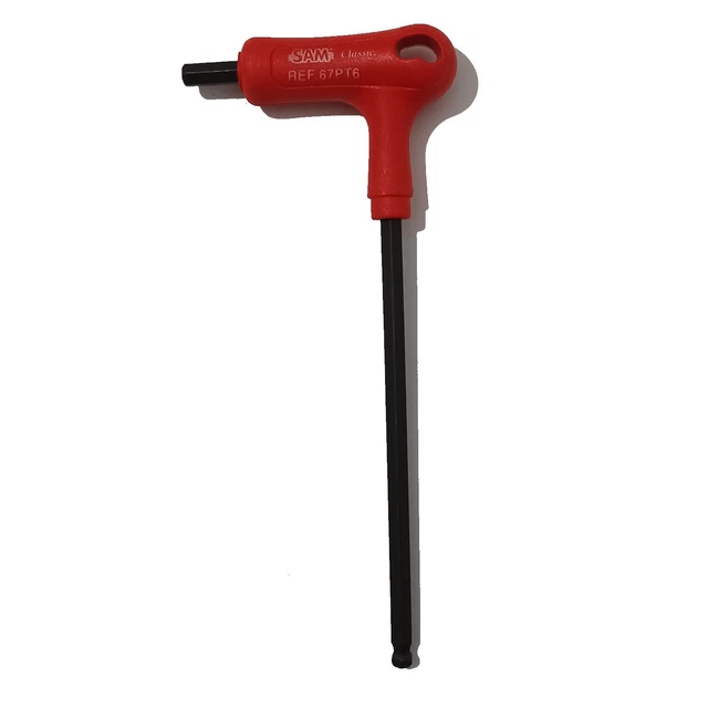 LLAVE EN &L& con mango, de punta hexagonal redonda de 6mm, SAM EUR 11 ...