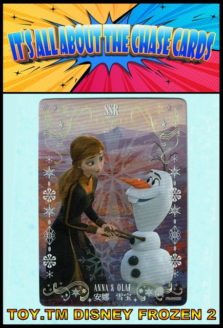 FROZEN 2 TOY.TM Disney Trading Card Anna SSR Etched Sparkle-Foil Card ...