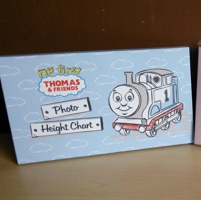 THOMAS THE TANK Engine And Friends Photo Wall Chart Child Kids Measure ...
