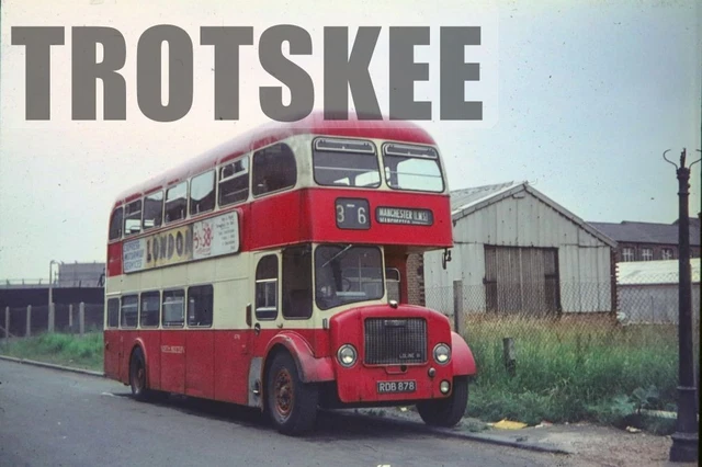35MM SLIDE NORTH Western Dennis Loline II Alexander 878 RDB878 c1977 ...