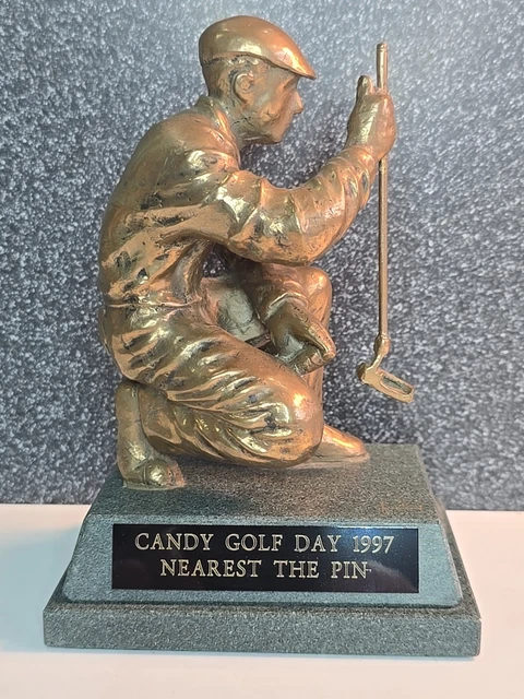 THOMAS & PETERS Golf trophy of Crouching Putter prize award £42.32 ...