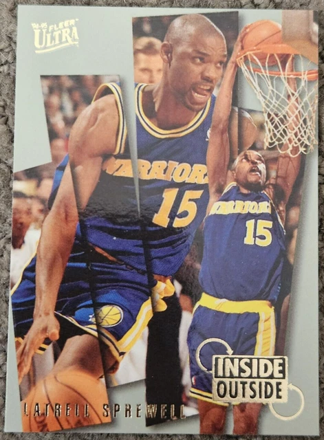 94-95 FLEER ULTRA LATRELL SPREWELL INSIDE OUTSIDE Golden State 10 of 10 ...