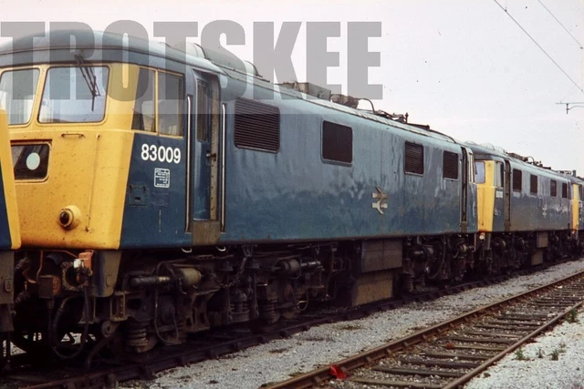 35MM SLIDE BR British Railways Electric Loco Class 83 83009 Longsight ...