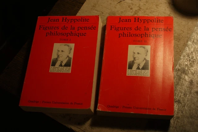 HYPPOLITE / FIGURES de la pensée philosophique 2 tomes EUR 10,00 ...