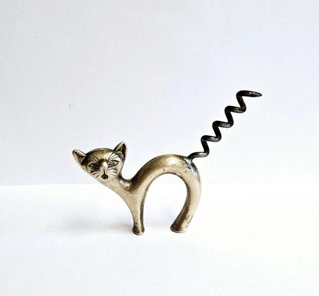 VINTAGE VERY RARE Brass Figural Gunga Din English Patented Cat ...