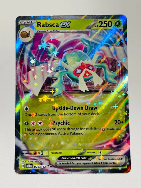RABSCA EX 2025 Pokemon Destined Rivals DOUBLE RARE 025/182 POKÉMON £4. ...