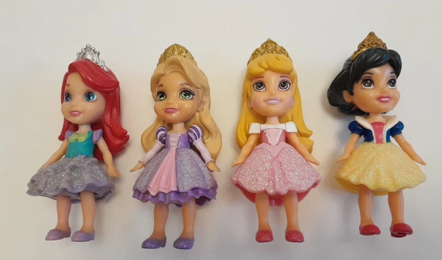 DISNEY PRINCESS MINI Toddler Doll Figures X 4 - 3.75" £7.25 - PicClick UK
