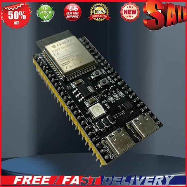 ESP32/ ESP32-S3/ESP32-C3 ENTWICKLUNGSBOARD Dual Typ-C (N16R8 geschweißt) EUR 8,09 - PicClick FR