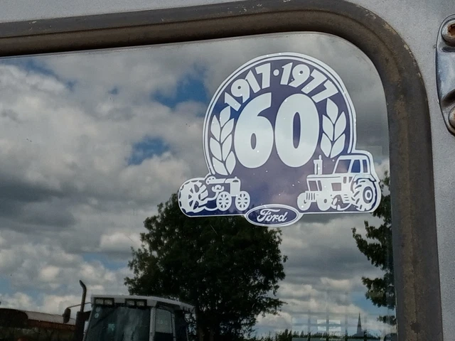 FORD TRACTOR 1917-1977 Decal sticker. Digitally printed static cling ...