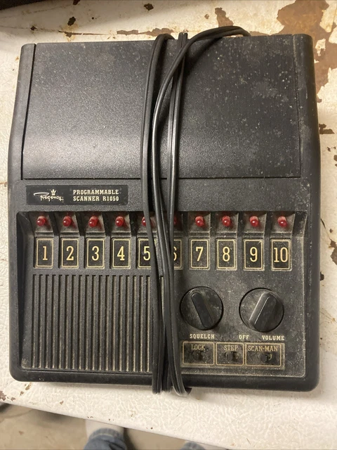 VINTAGE REGENCY R1050 VHF UHF 10 Channel Scanner 3 Band. Box AA $19.99 ...