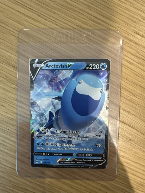 POKÉMON - ARCTOVISH V - 048/203 - Evolving Skies - Ultra Rare £2.50 ...