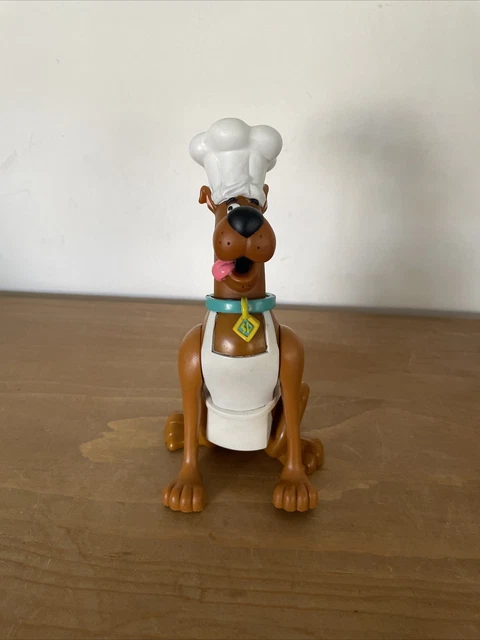 SCOOBY DOO RARE 1999 Cartoon Network 8" Scooby Doo Figure Chef Posable ...