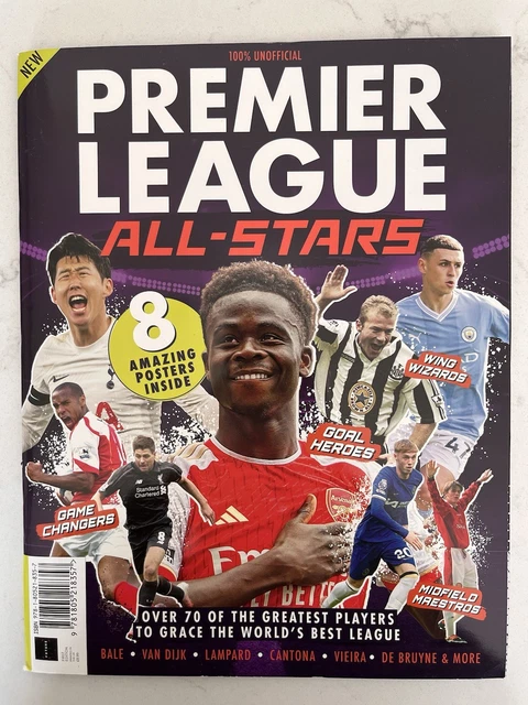 PREMIER LEAGUE ALL-STARS Football Magazine 2025 Debut Edition Includes ...