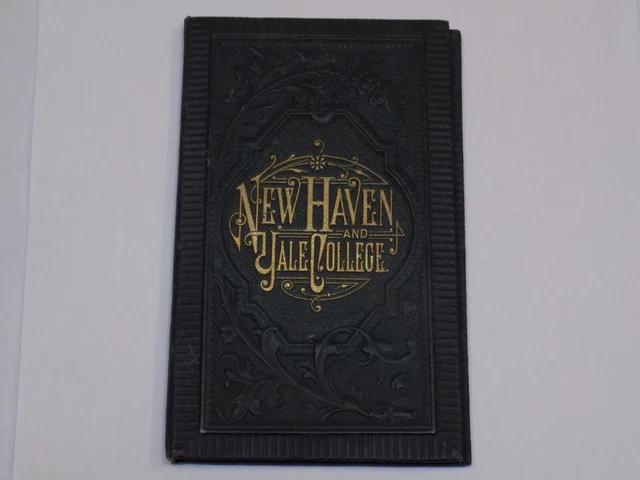 NEW HAVEN & Yale College Connecticut Travel Photograph Book Vintage Old ...