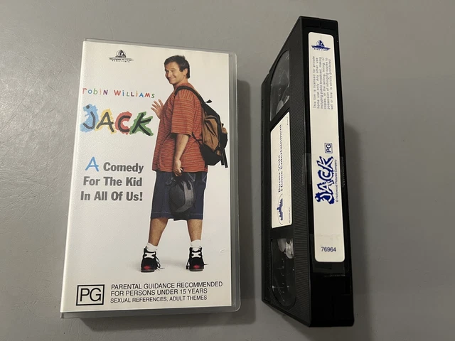 JACK VHS, 1996 Comedy Robin Williams, Diane Lane, PAL Australia £18.86 ...