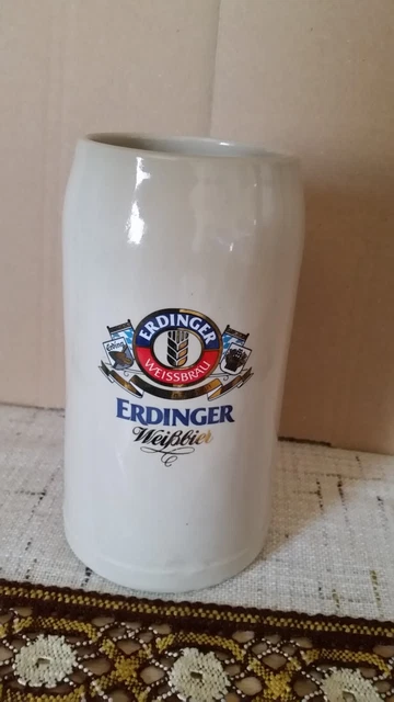 BIER-KRUG: ERDINGER WEISSBIER (Stein-Krug / Bierkrug), 1 Liter EUR 7,50 ...