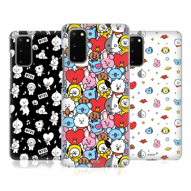 OFFICIAL BT21 LINE Friends Basic Patterns Hard Back Case For Samsung ...