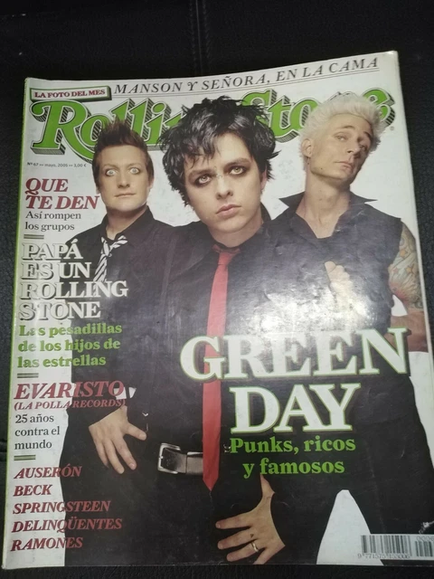 ROLLING STONE MAGAZINE Green Day Evaristo Auserón Beck Springsteen ...