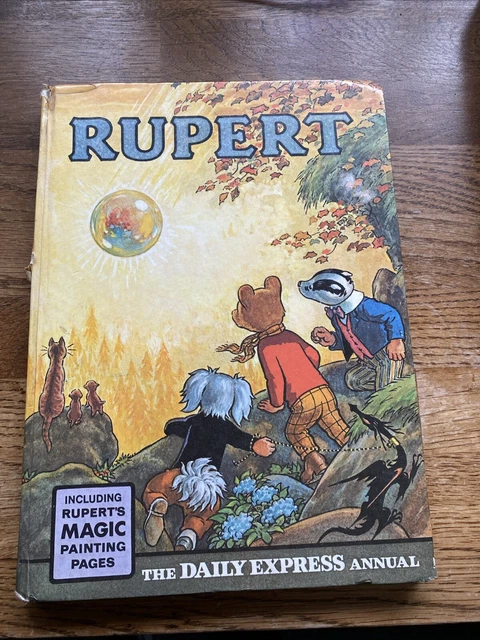 RUPERT BEAR 1968 Annual Including Magic Paintings EUR 1,17 - PicClick IT