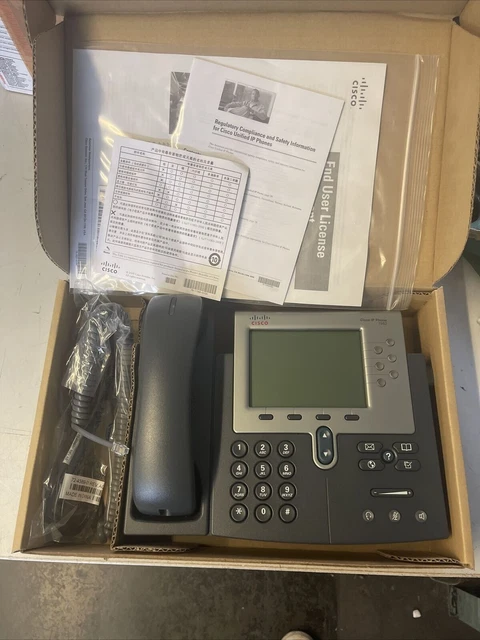 CISCO IP PHONE 7962 CP-7962G nuovo imballo originale EUR 51,61 ...